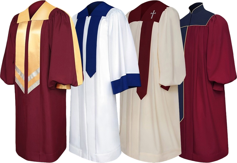 Unisex Choir Robes For Adults And Children - Church Choir Gowns ...
